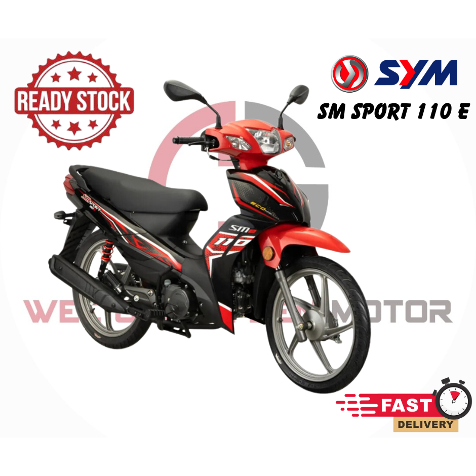 SYM SM SPORT 110 E Moped *𝐁𝐑𝐀𝐍𝐃 𝐍𝐄𝐖 𝐔𝐍𝐑𝐄𝐆𝐈𝐒𝐓𝐄𝐑* Price OTR + FREE ...