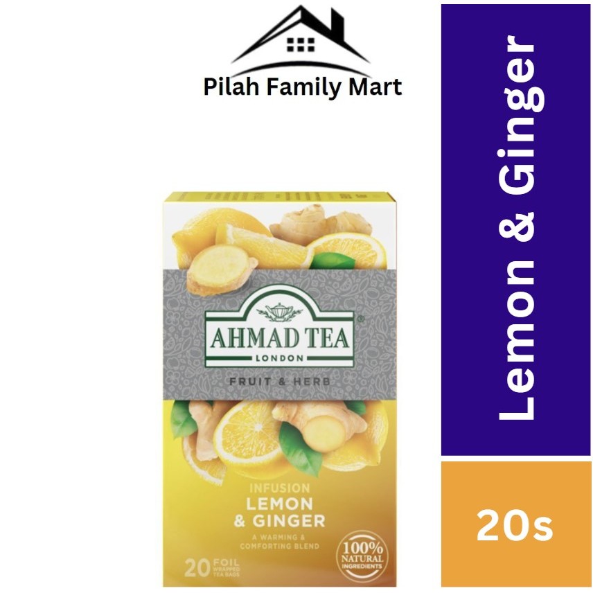 AHMAD TEA Infusion Lemon & Ginger 20tb | Shopee Malaysia