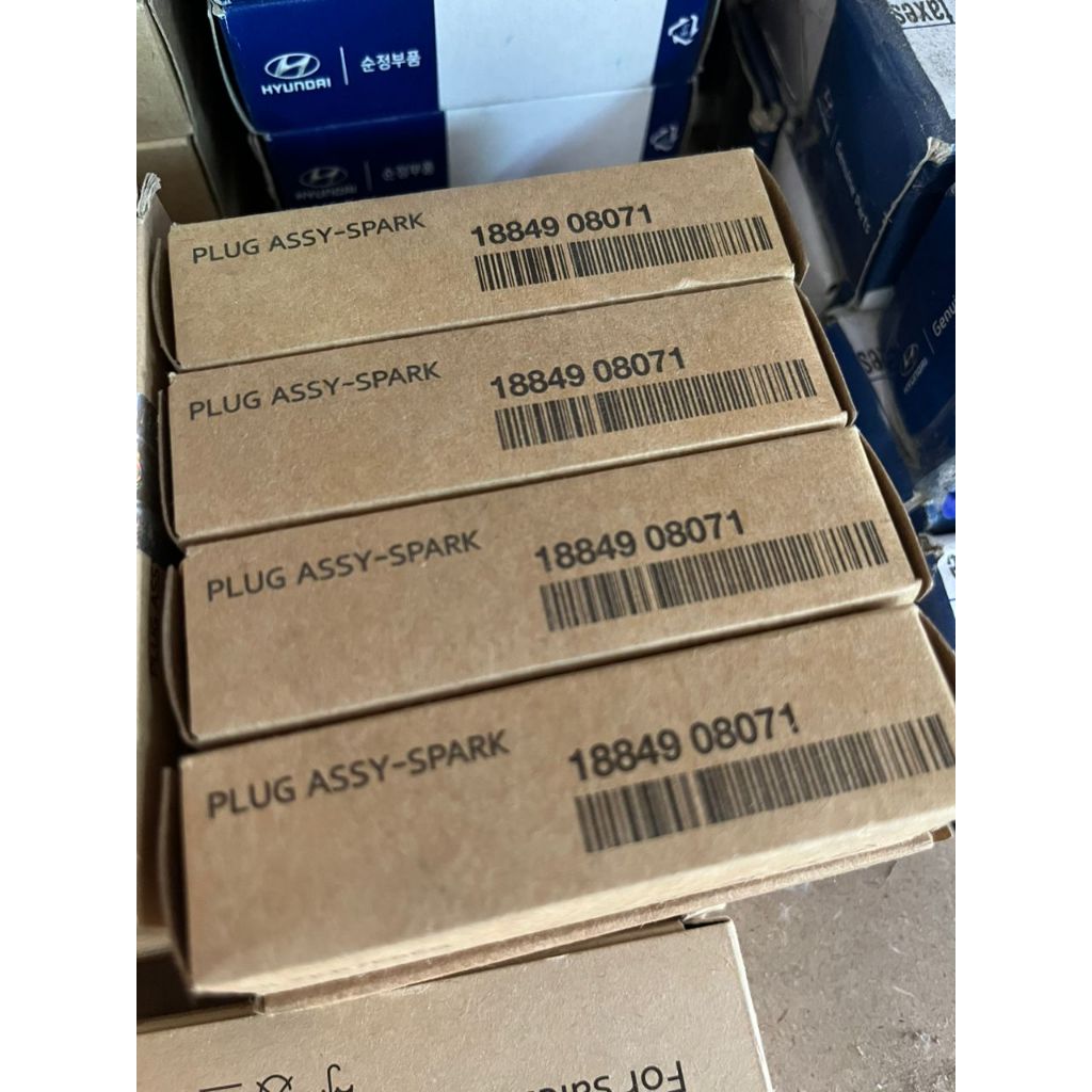 100% ORIGINAL (HYUNDAI KIA) SPARK PLUG (1SET) HYUNDAI ELANTRA AD ...