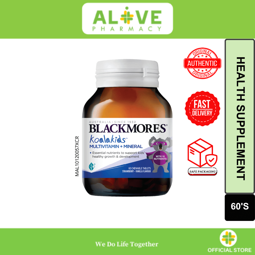BLACKMORES KIDS MULTIVITAMIN + MINERAL TAB 60'S | Shopee Malaysia