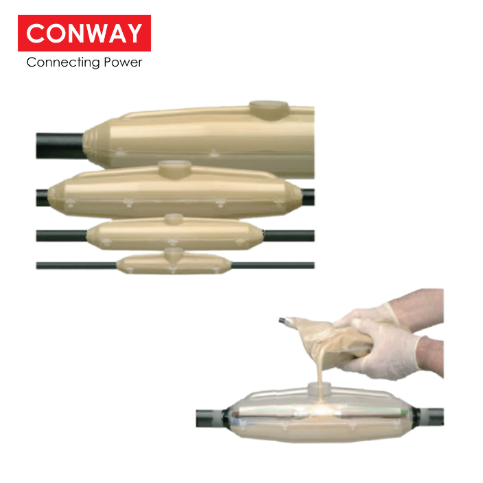 CAST RESIN STRAIGHT JOINT FOR 4-CORE ARMOURED CABLES WITH PVC AND XLPE ...