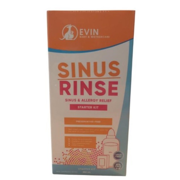 Evin Sinus Rinse Starter Kit 250mL + 10 Sachets | Shopee Malaysia