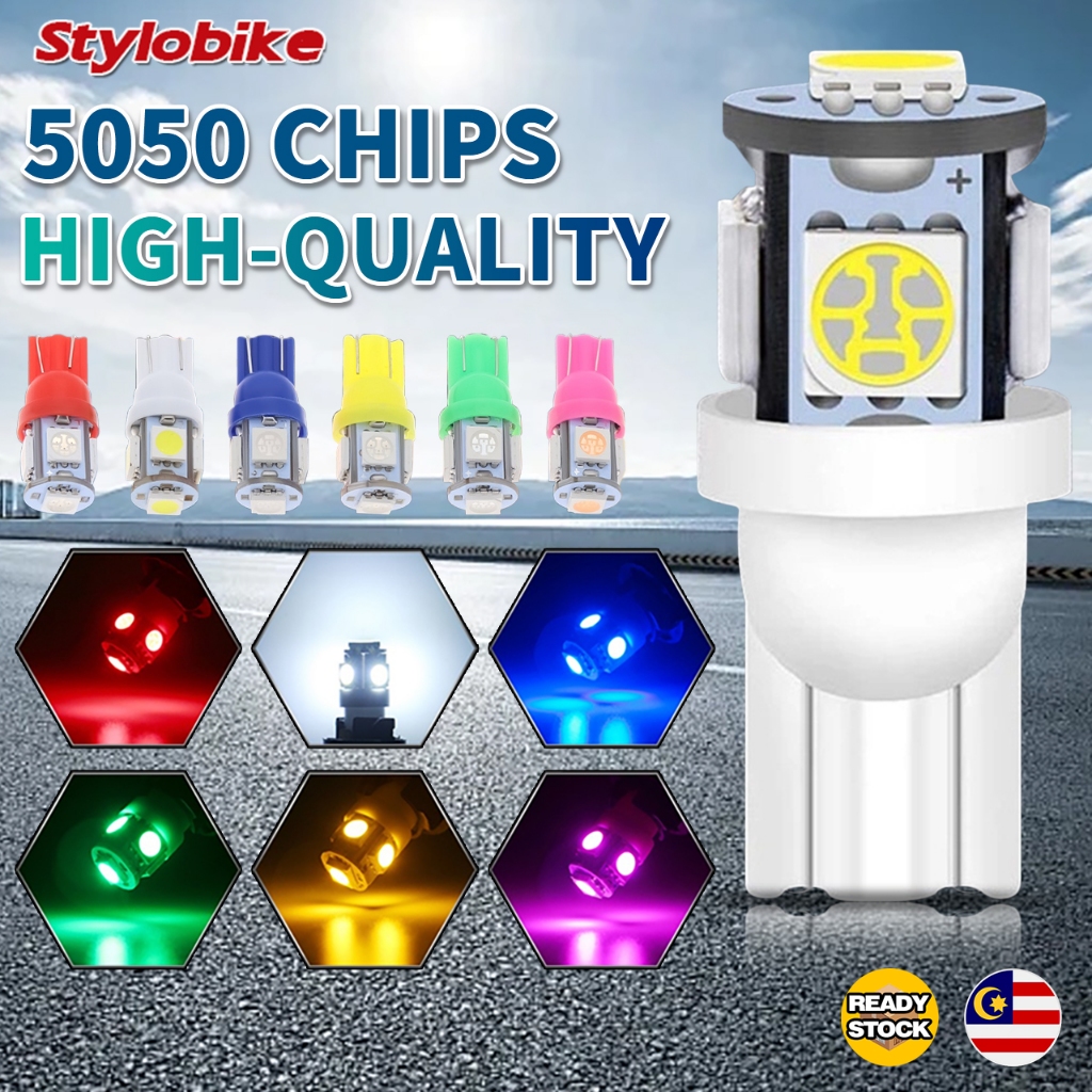 T10 LED Bulb Car 5050 12V Car Light Backup Lamp Lampu Senja Kecil ...