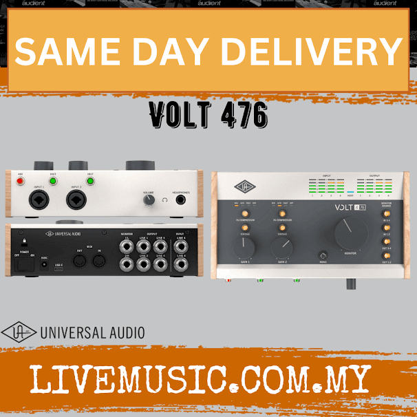 Universal Audio Volt 476 USB-C Audio Interface ( Volt476 / Volt-476 ) | Shopee Malaysia