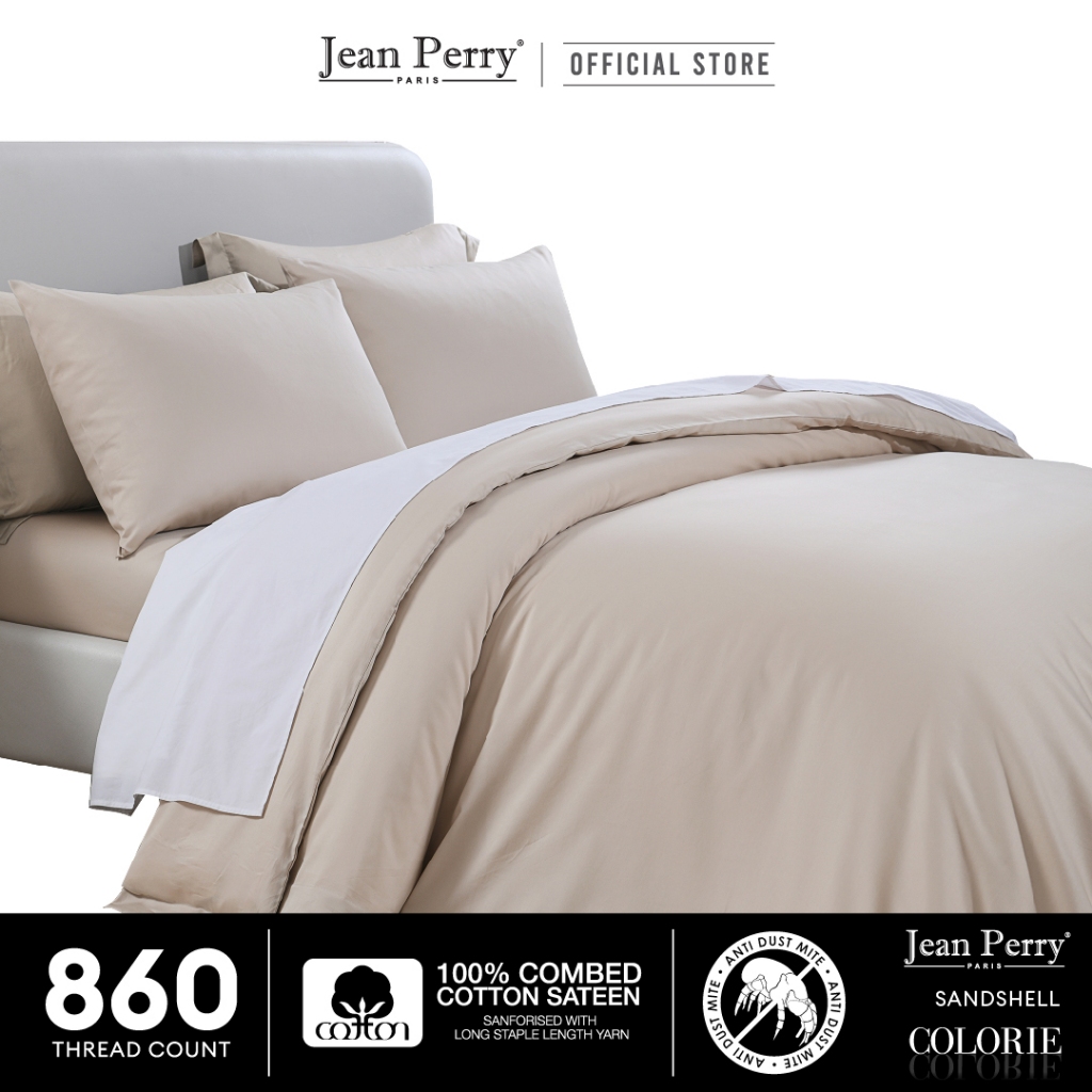 Jean Perry Colorie Quilt Cover ONLY_KING - 100% Combed Cotton Sateen ...
