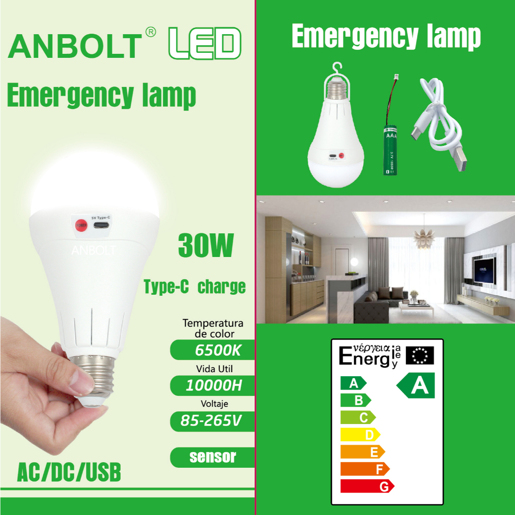 E27 Touchable Light Bulb Mentol Lampu LED Light Bulb 3 Modes Dimmable ...