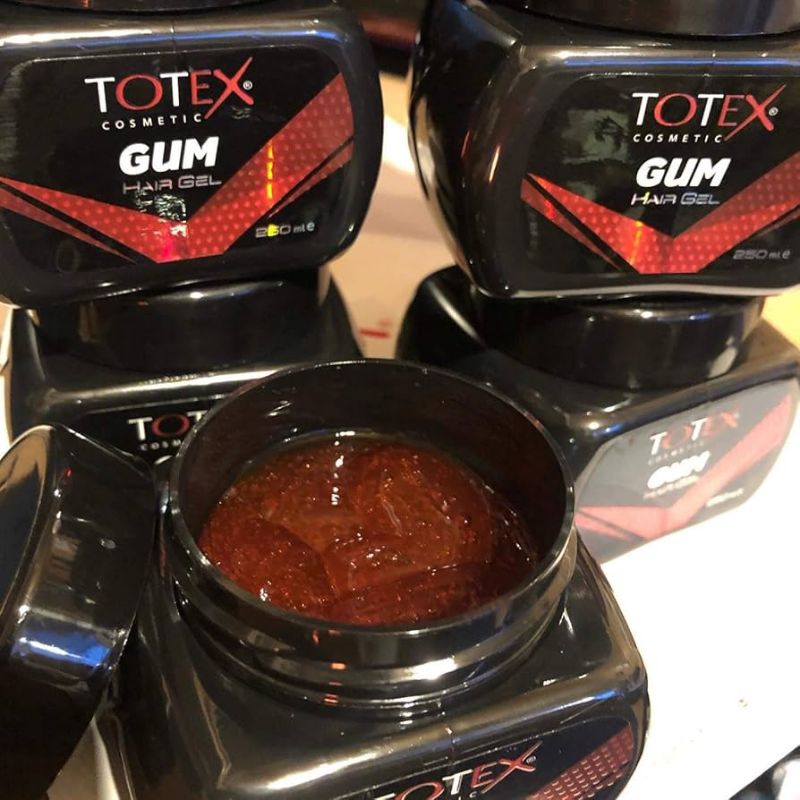 Professional Totex Hair Styling gum Extra Strong Edge Control Red Hair ...