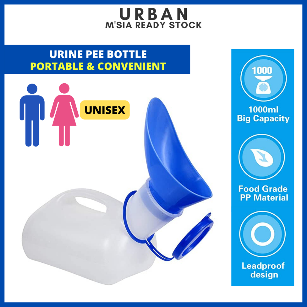 Unisex Urine Pee Bottle Female Male Elder Urgent Toilet Travel ...