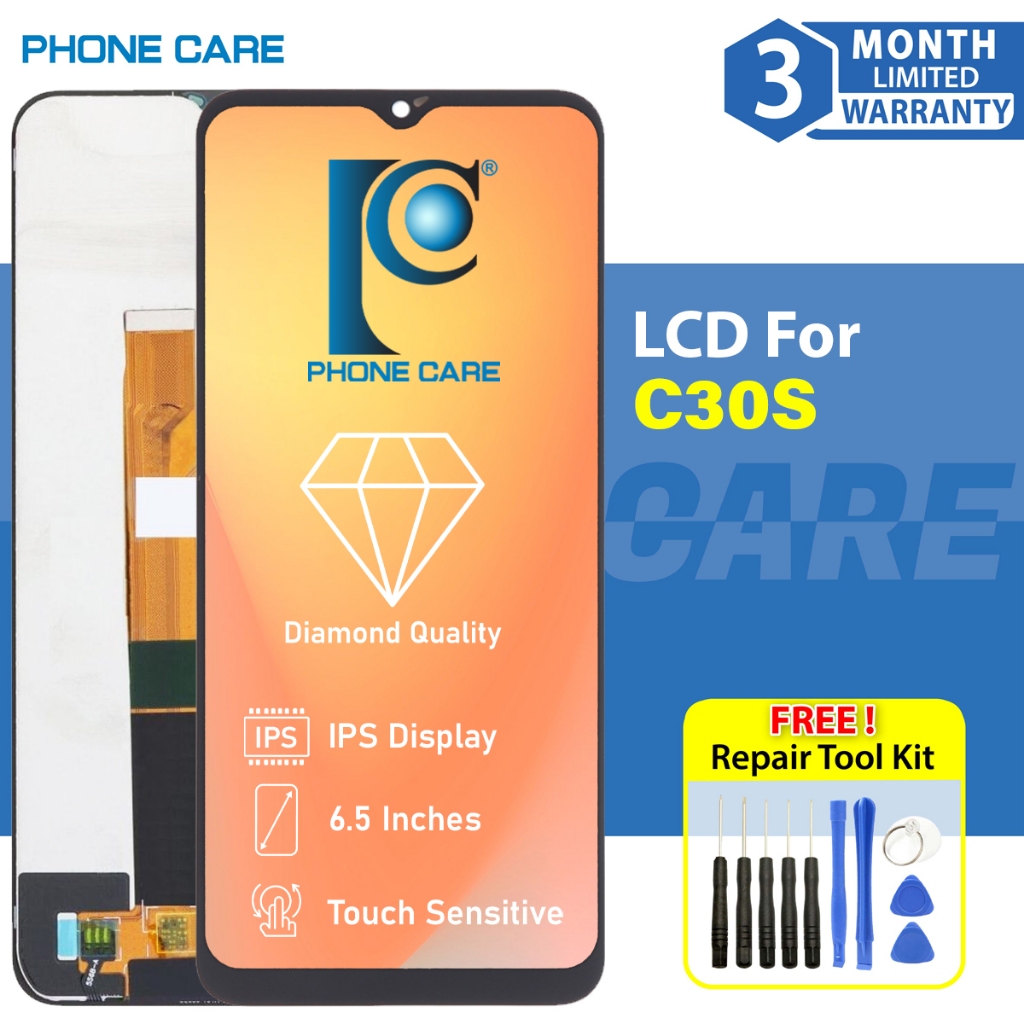 Lcd For Realme C30S (With Touch Screen Display) | Shopee Malaysia