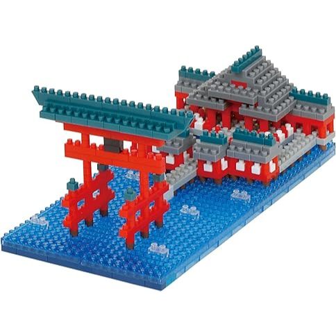 Kawada Nanoblock Itsukushima Shrine Otorii NBH_222【Top Quality From Japan】 | Shopee Malaysia