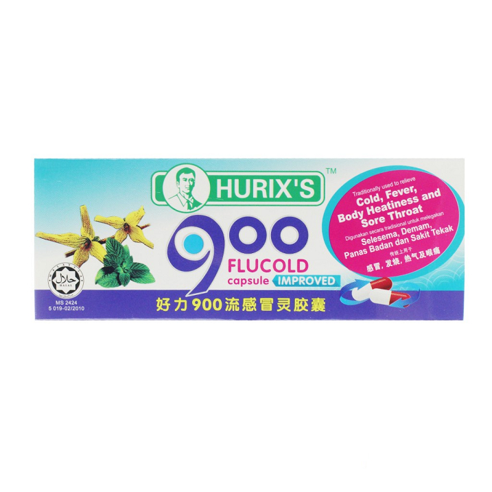 HURIX'S 900 FLUCOLD IMPROVE (9 CAPSULE) | Shopee Malaysia