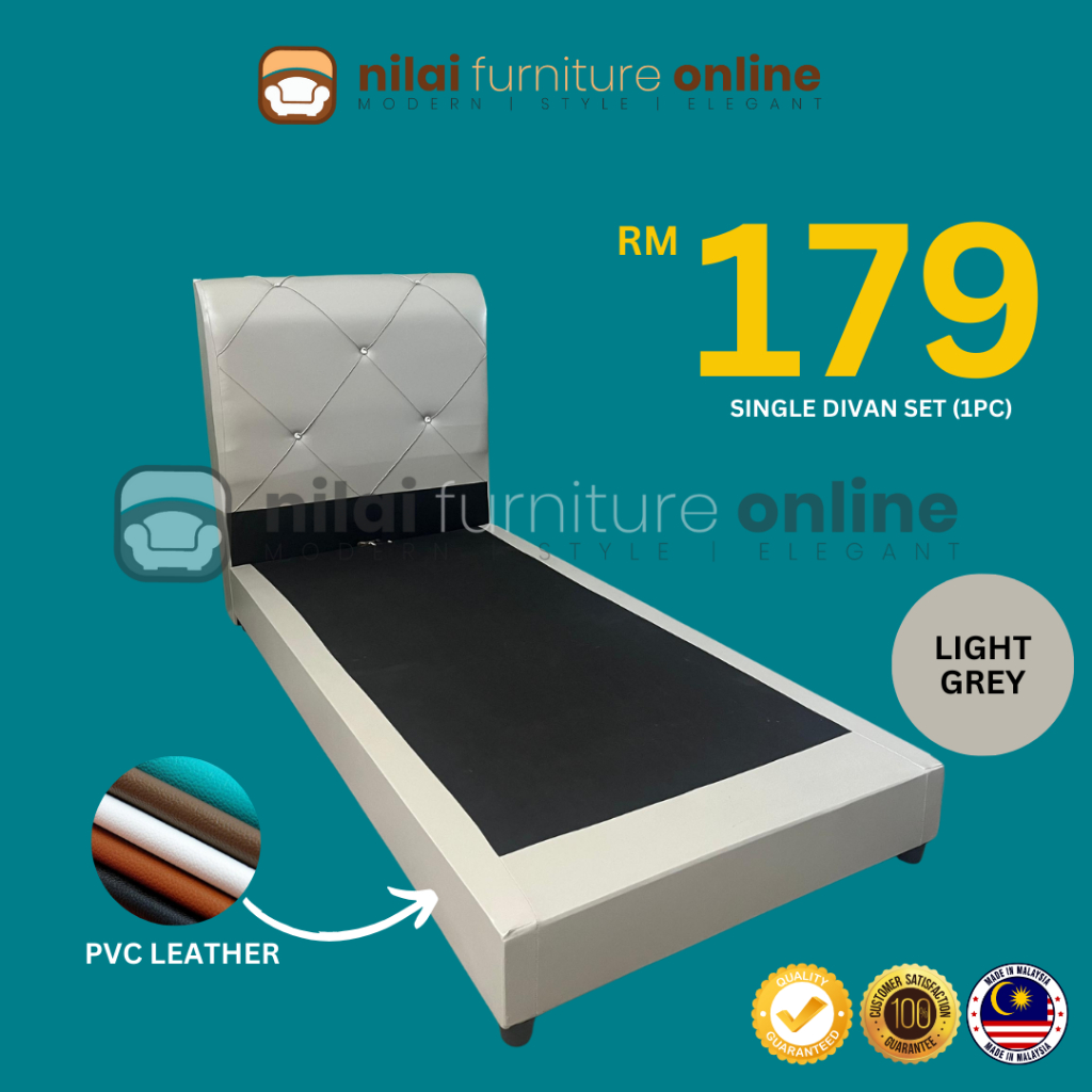 Katil Divan Bujang Single Bed Frame Bed Frame Base Katil Single Bed ...