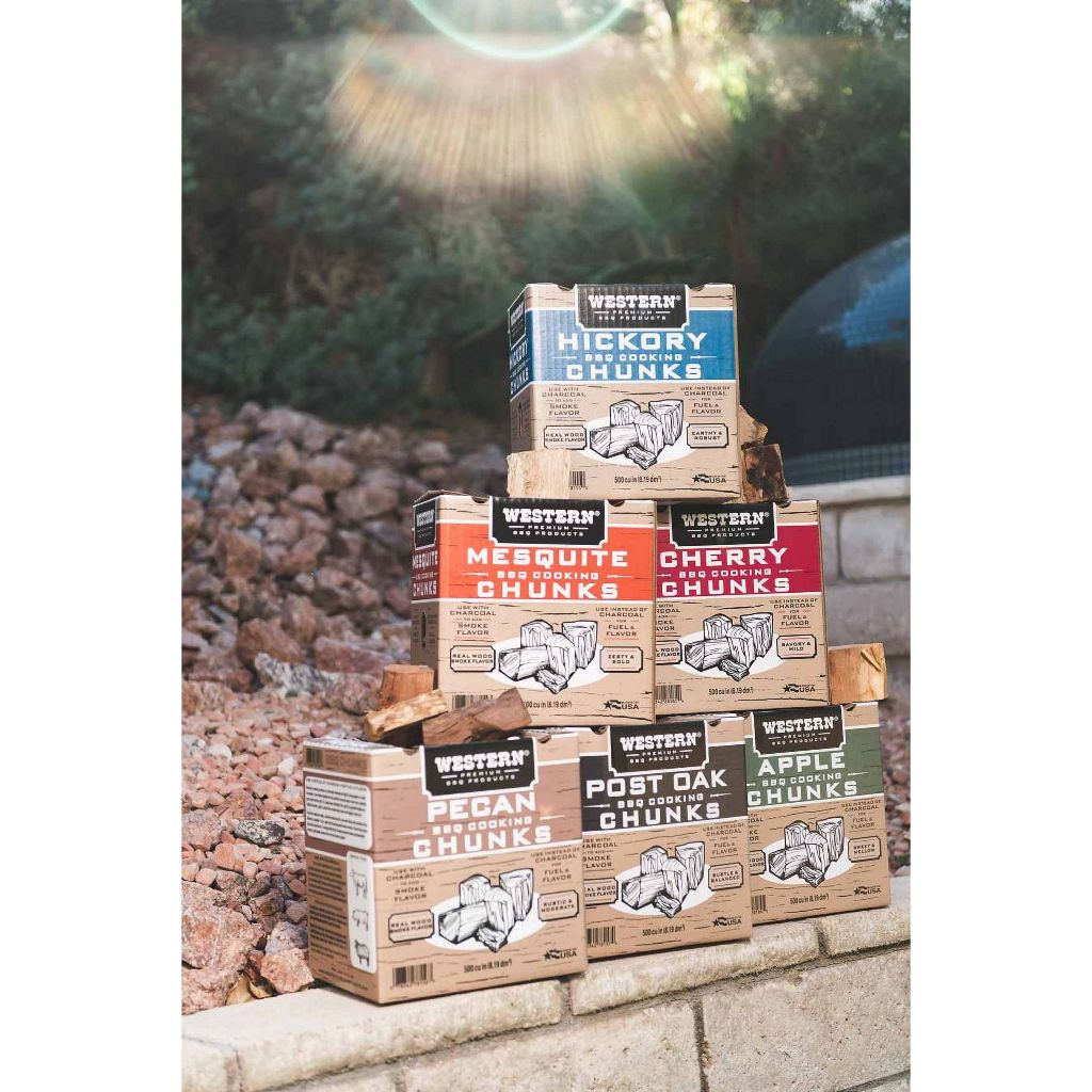 Western 500 Cubic inch BBQ Cooking Wood Chunks, 1 Box | Shopee Malaysia