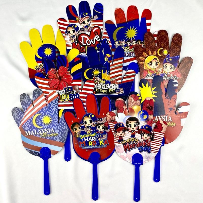Kipas Merdeka Hand Fan Prop Hari Kebangsaan Malaysia handfan merdeka ...