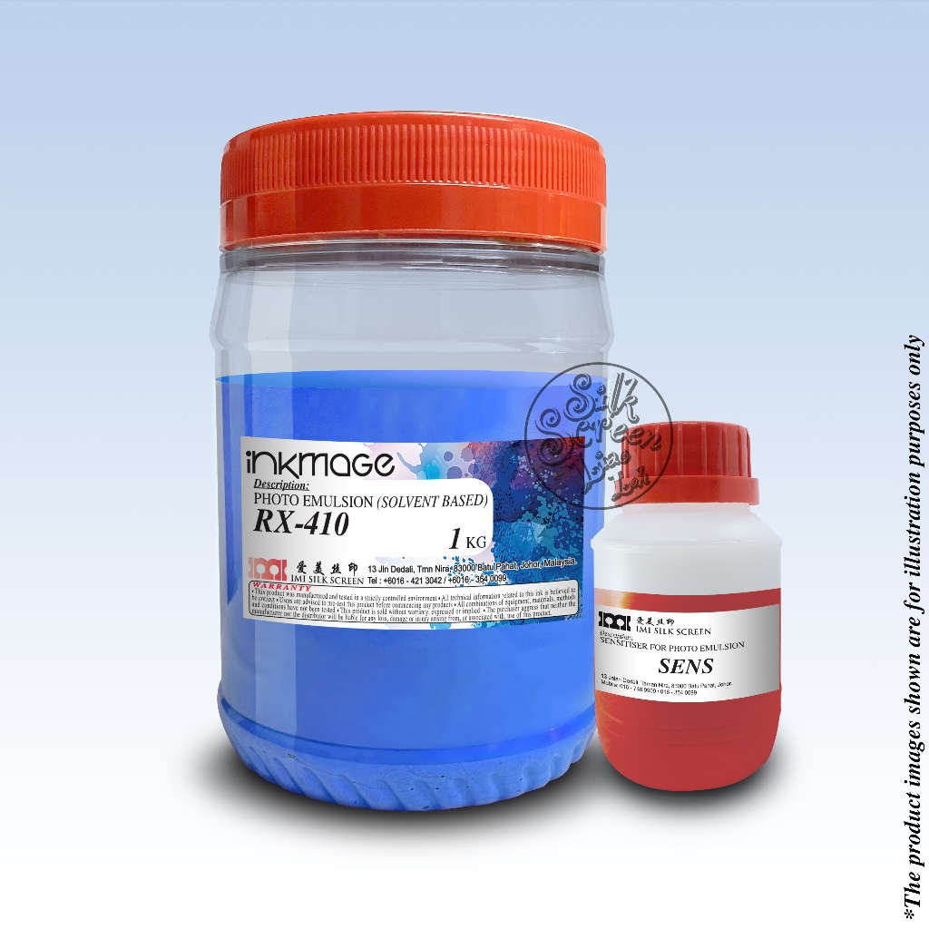 Photo Emulsion For Silk Screen Printing (Solvent-Based Ink) | Shopee ...