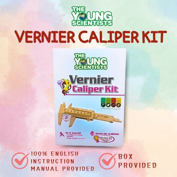 [StockInMalaysia] The Young Scientists - Vernier Caliper Kit | Shopee ...