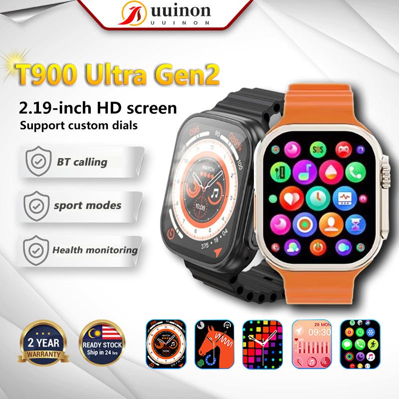 Local seller T900 Ultra Gen2 Smart Watch Series Ultra Bluetooth Call IP67 Waterproof 2.19inch ...