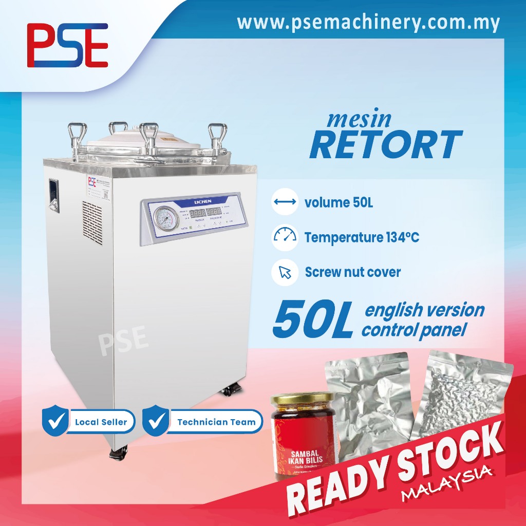 Mesin Retort Auto 50L Untuk Makanan Food Retort Machine Stainless Steel ...