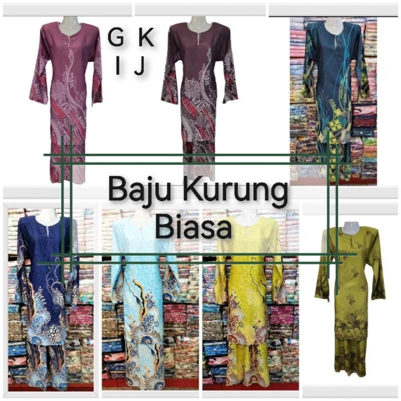 GKIJ [3]Baju Kurung Pesak Kain Susun Tepi Corak Batik dan lain-lain ...