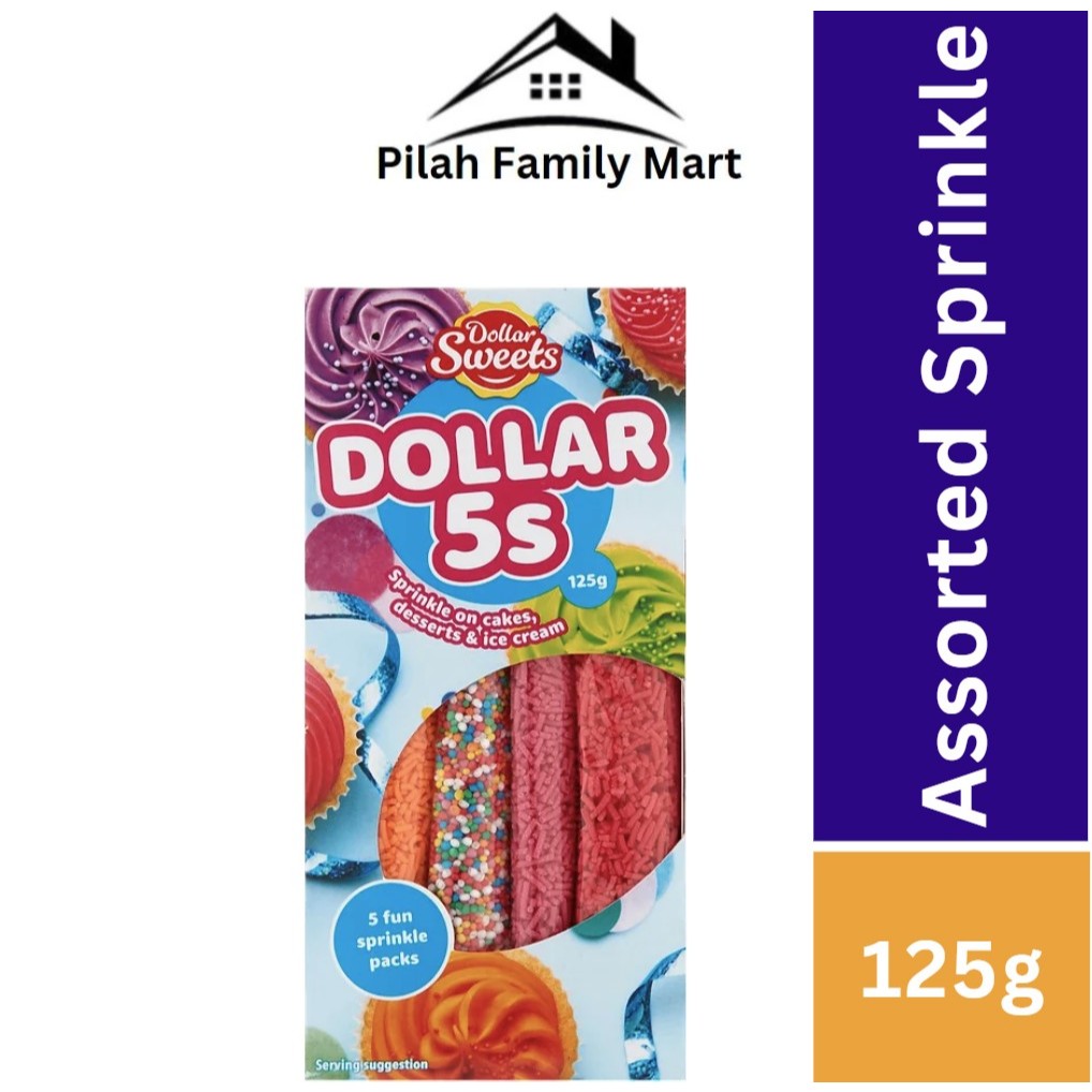 DOLLAR SWEETS Dollar 5s Assorted Sprinkle 125g | Shopee Malaysia
