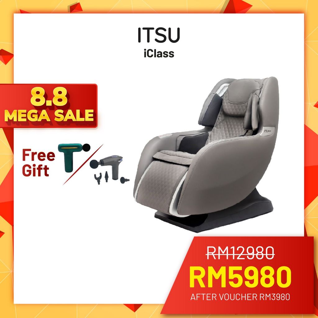 [8.8] [FREE SHIPPING] ITSU iClass Massage Chair Free Accu Gun or iFlex ...