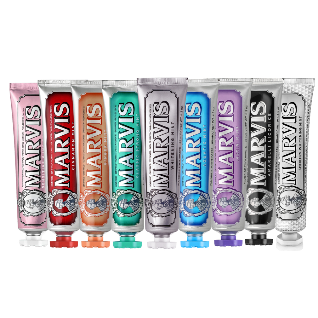 Marvis Toothpaste From Italy Classic Strong, Whitening, Aquatic, Jasmin ...
