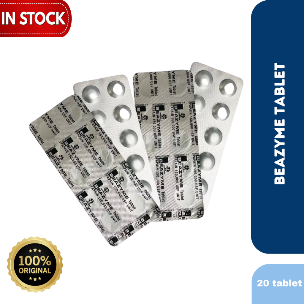 Beazyme Papain ( 20 tablet ) | Shopee Malaysia