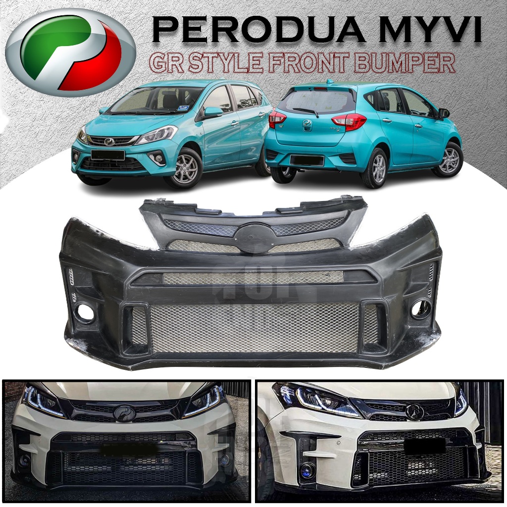 PERODUA MYVI 2018-2021 GR LOOK FRONT BUMPER (GR) BUMPER DEPAN FOR MYVI ...