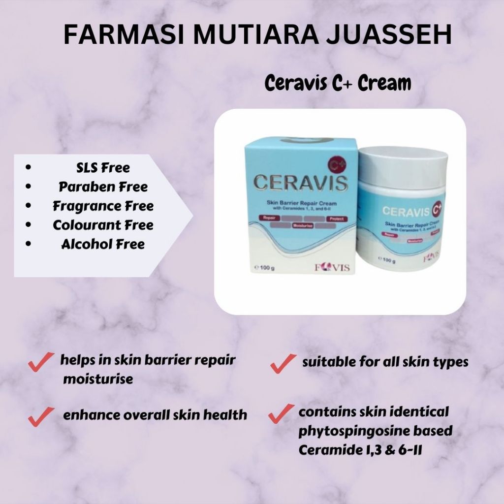 CERAVIS C+ Cream (100gram) | Shopee Malaysia