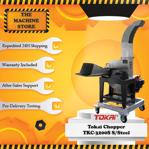 (READY STOCK)TOKAI CHOPPER TKC3200 WITH TECO ELECTRIC MOTOR 5.5HP Mesin ...