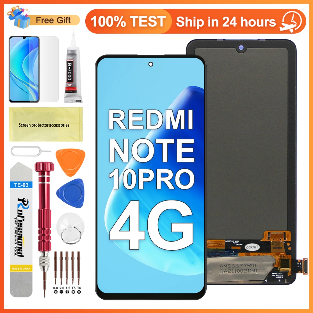 TFT LCD Redmi Note 10 Pro 4G M2101K6G (Global Edition) Touchscreen ...