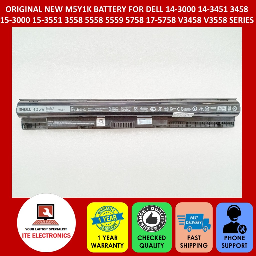 ORIGINAL NEW M5Y1K DELL INSPIRON 14-3000 14-3451 3458 15-3551 3558 5558 ...
