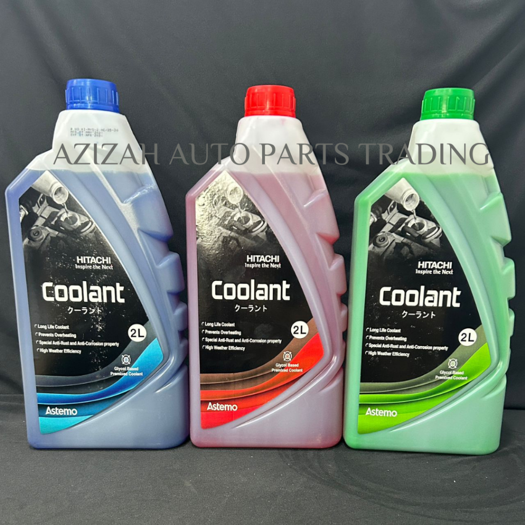 Hitachi Coolant 2L Red Green Blue Astemo Car Engine Coolant Enjin ...
