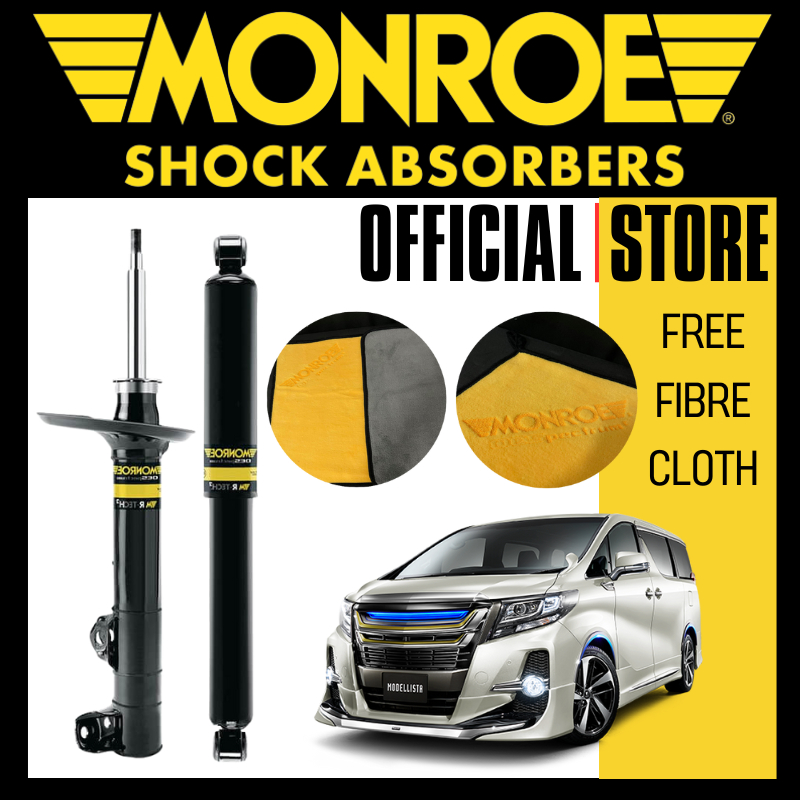 MONROE OESPECTRUM® SHOCK ABSORBER FRONT AND REAR TOYOTA ALPHARD / VELLFIRE AGH30 / GGH30 2016 ...