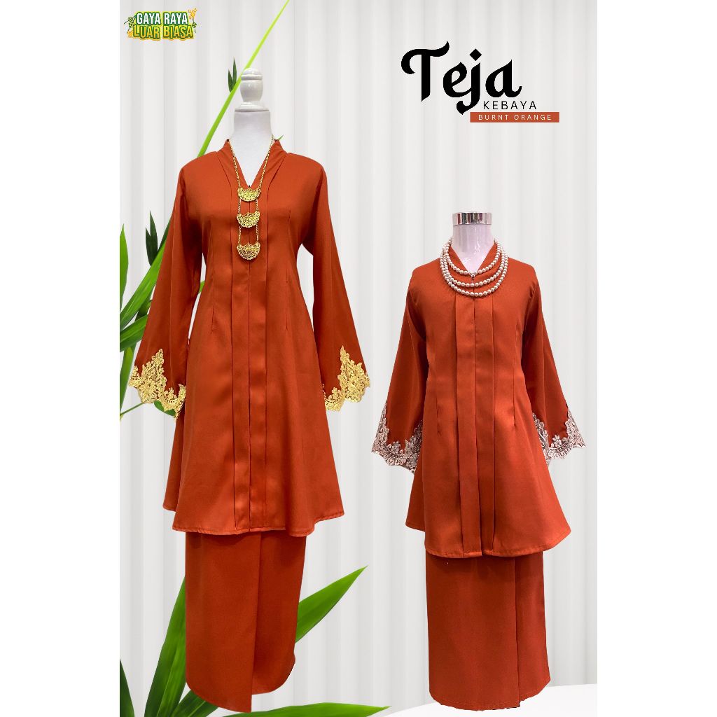 TEJA KEBAYA [RAYA COLLECTION] | Shopee Malaysia