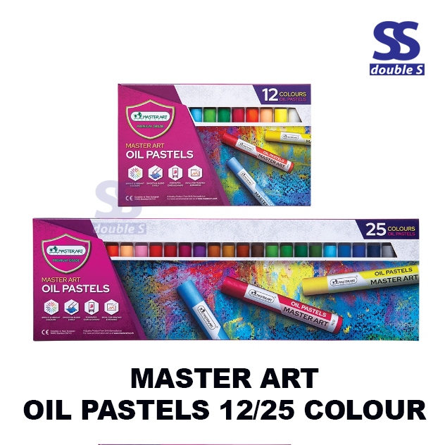 Master Art Oil Pastel 12/25 Colours (CRAYON MASTER ART) | Shopee Malaysia