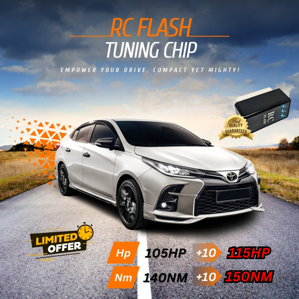 🔥 [VIOS & YARIS] RC FLASH Performance Tuning Chip OBDII🔥 | Shopee Malaysia