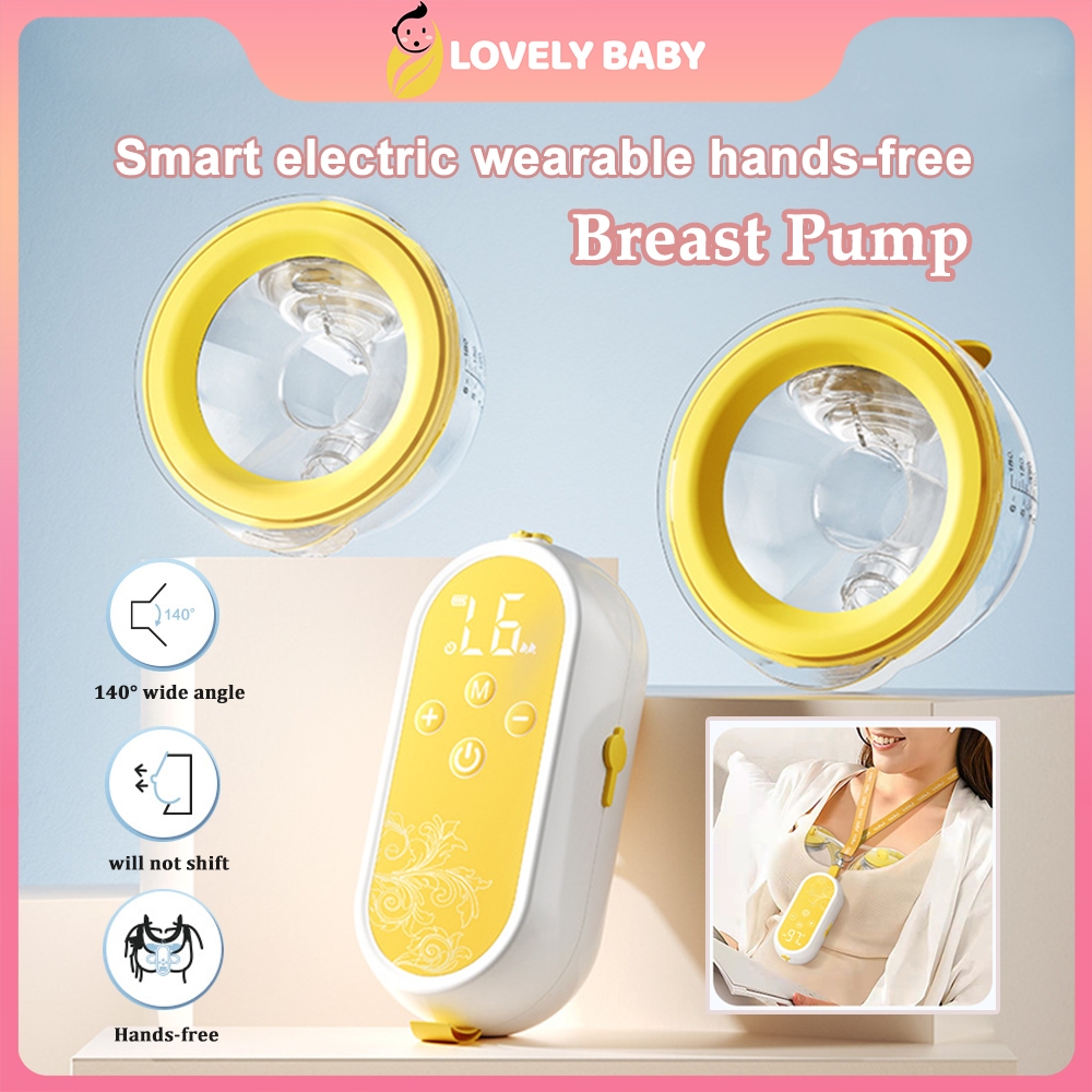 Wireless Electric Smart Breast Pump Handsfree Wearable Painless Milking ...