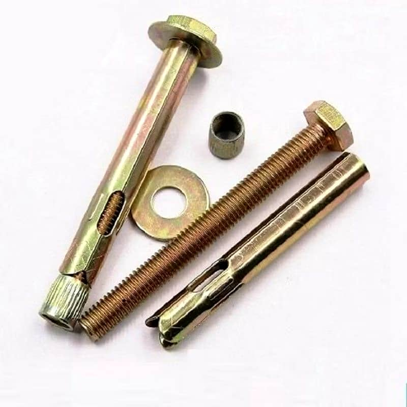 (Hex) 10pcs M6 M8 Nut Metal Wall Plug Sleeve Anchor PJ Anchor - Wall ...