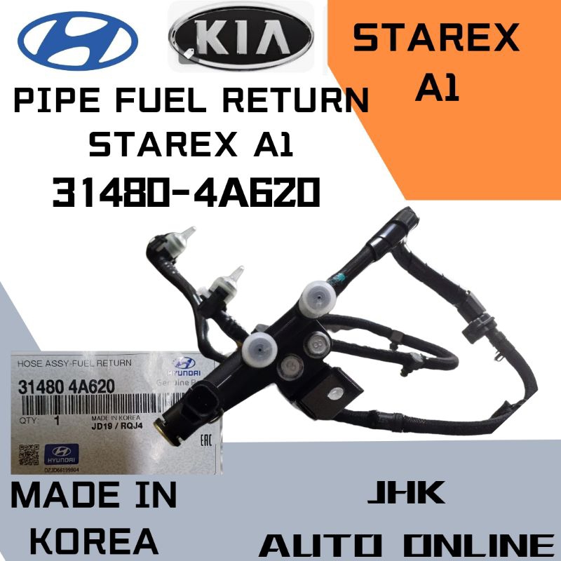 31480-4A602 HOSE PIPE FUEL RETURN HYUNDAI STAREX A1 100% NEW GENUINE ...