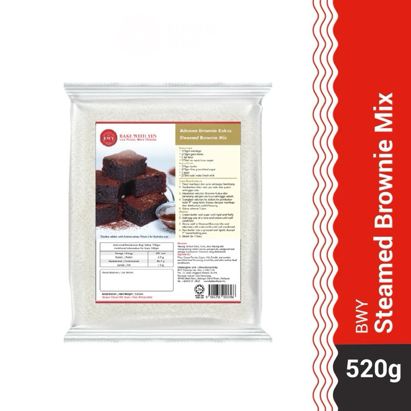BWY STEAMED BROWNIE MIX 520G | Shopee Malaysia