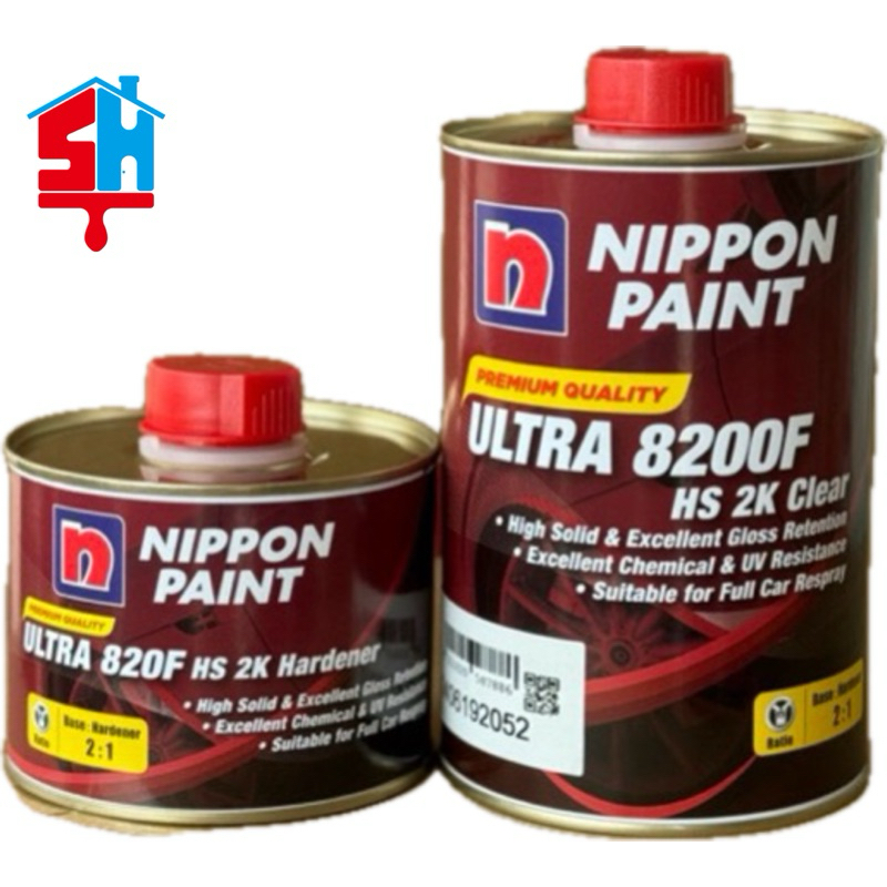 Nippon 2K 8200F 2:1 ULTRA HI SOLID CLEAR SET WITH HARDENER 8200 | Shopee Malaysia