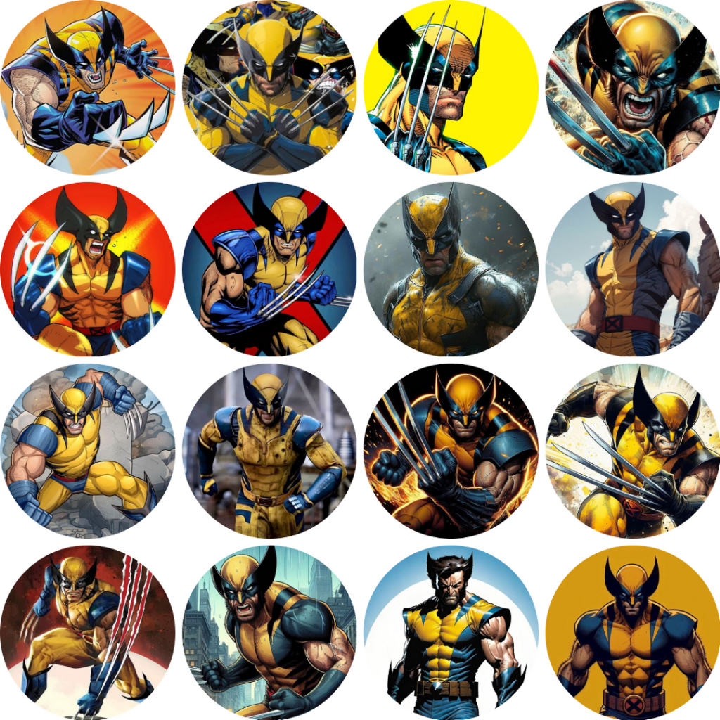 Marvel Wolverine Button Badge 58mm | Shopee Malaysia