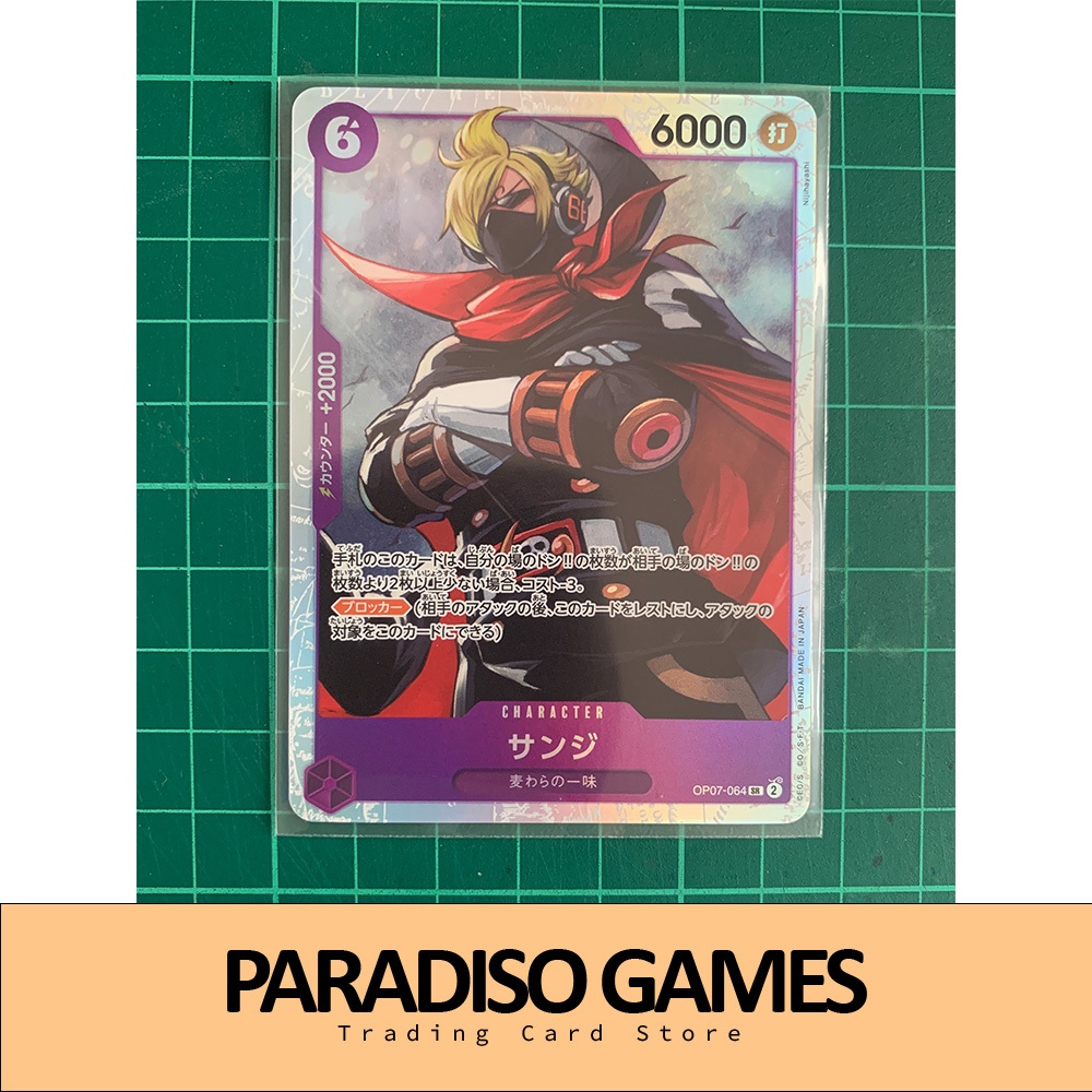 One Piece - OP07-064 | SR | Sanji | Shopee Malaysia