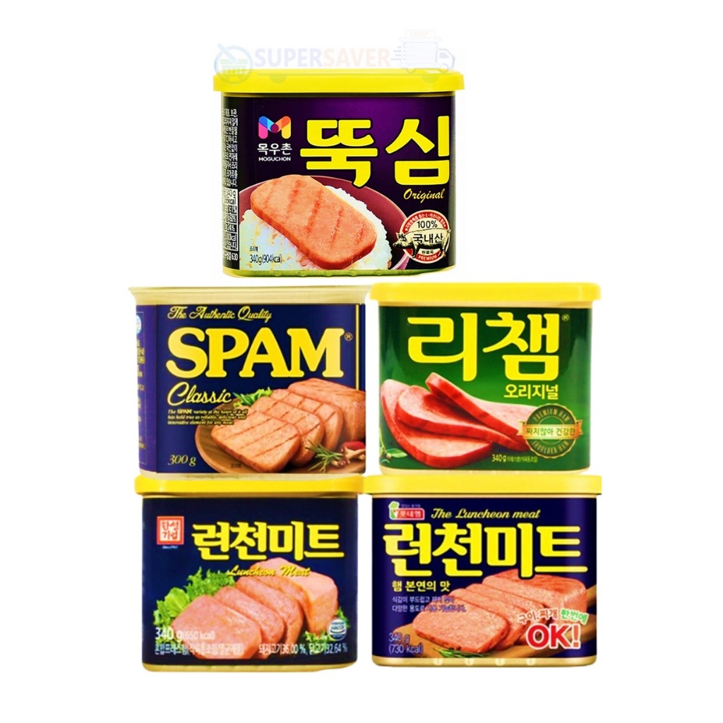 Korea Luncheon Meat Lotte Spam Richam Hansung 340g 韩国午餐肉 | Shopee Malaysia