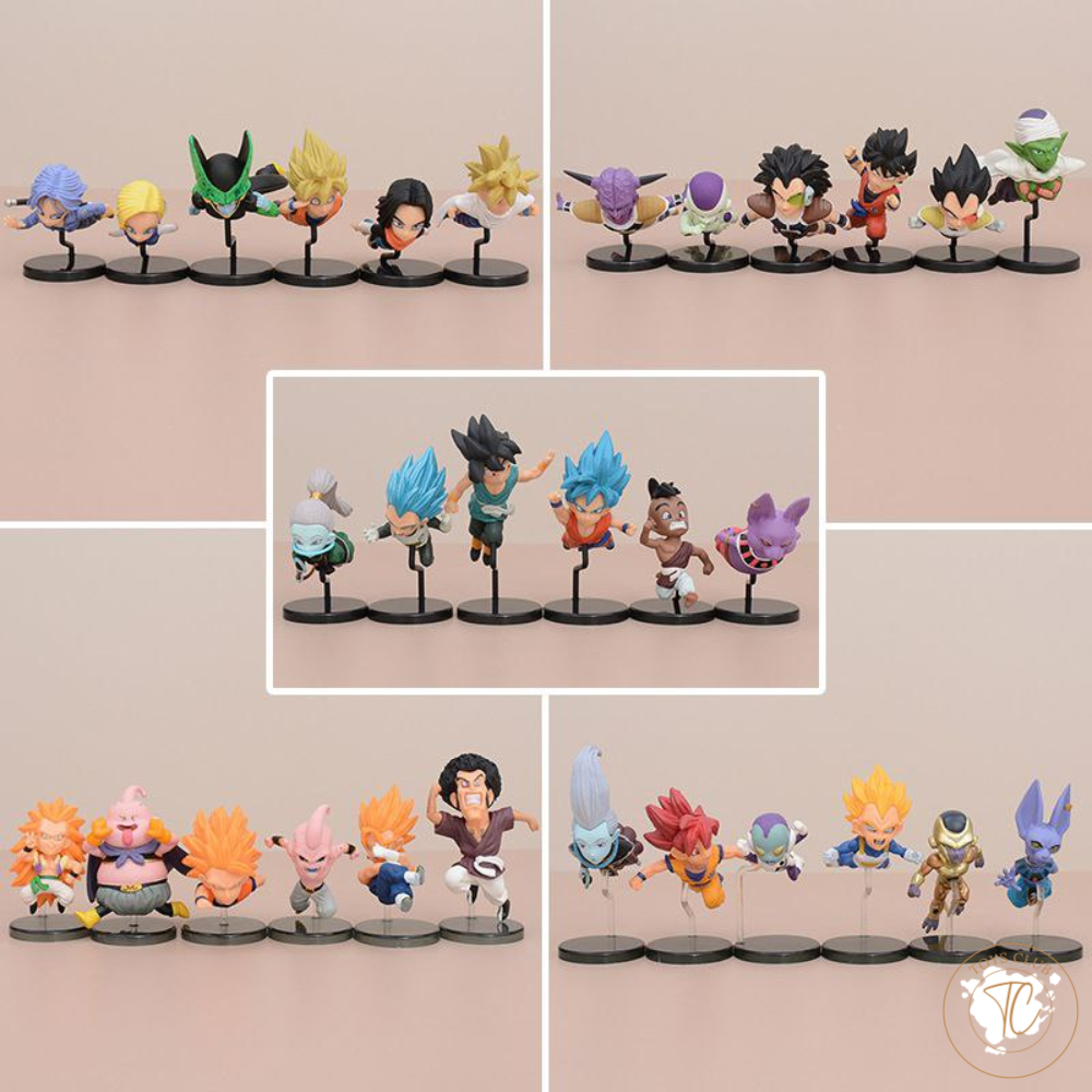 Dragon Ball Z Flying (30 pcs) Japanese Anime Figure Super Saiyan Broly ...