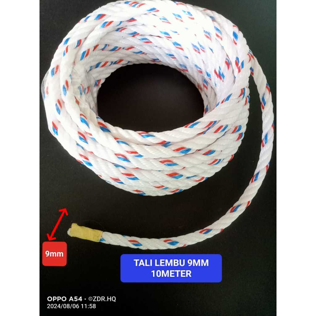 (PP ROPE 9MM)tali lembu/tali pengikat | Shopee Malaysia