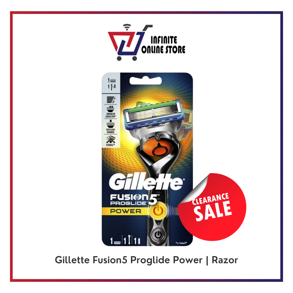 [Clearance] GILLETTE Fusion5 Proglide Power Razor (1s) | Shopee Malaysia
