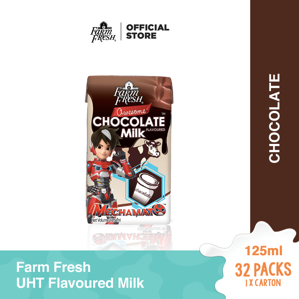Farm Fresh UHT Chocolate 125ml x 32 Packs | Shopee Malaysia