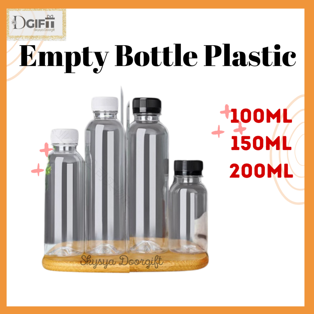Botol kosong 100Ml 150ml clear bottle transparent botol Empty Water ...